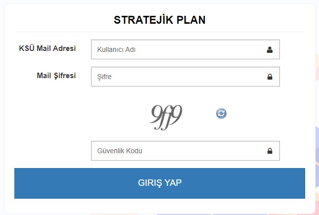 KSÜ - Stratejik Plan Performans İzleme Programı Hazırlandı